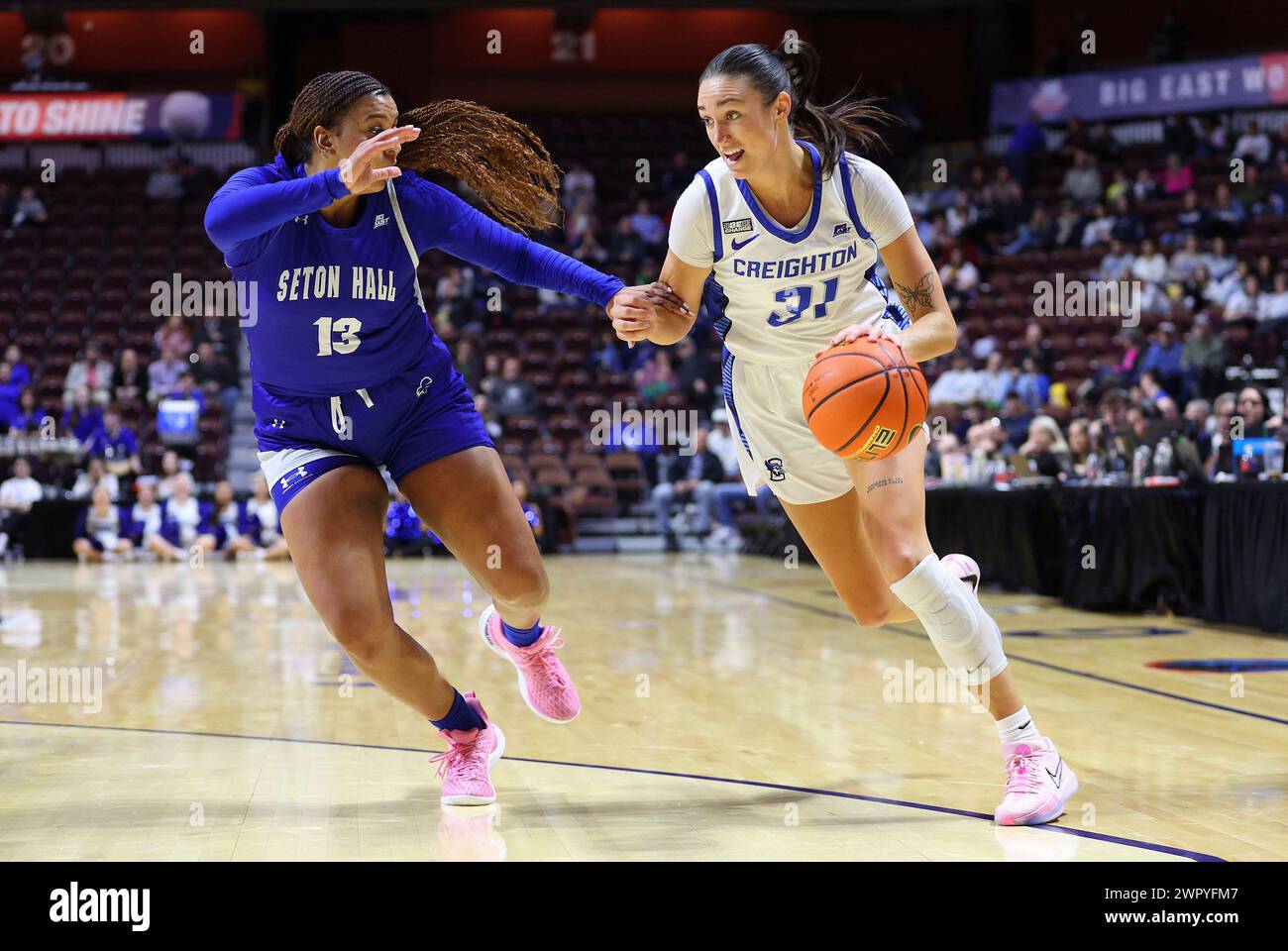 UNCASVILLE, CT - MARCH 09: Creighton Bluejays forward Emma Ronsiek (31 ...