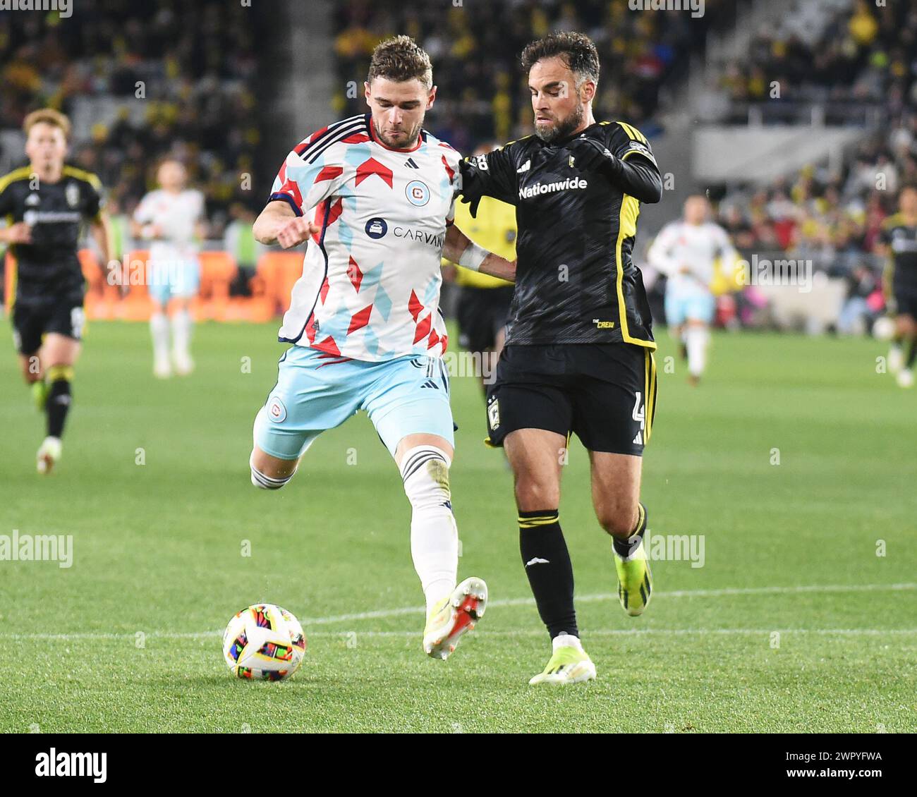 Columbus, Ohio, USA. 9th Mar, 2024. Chicago Fire FC Hugo Cuypers (9 ...