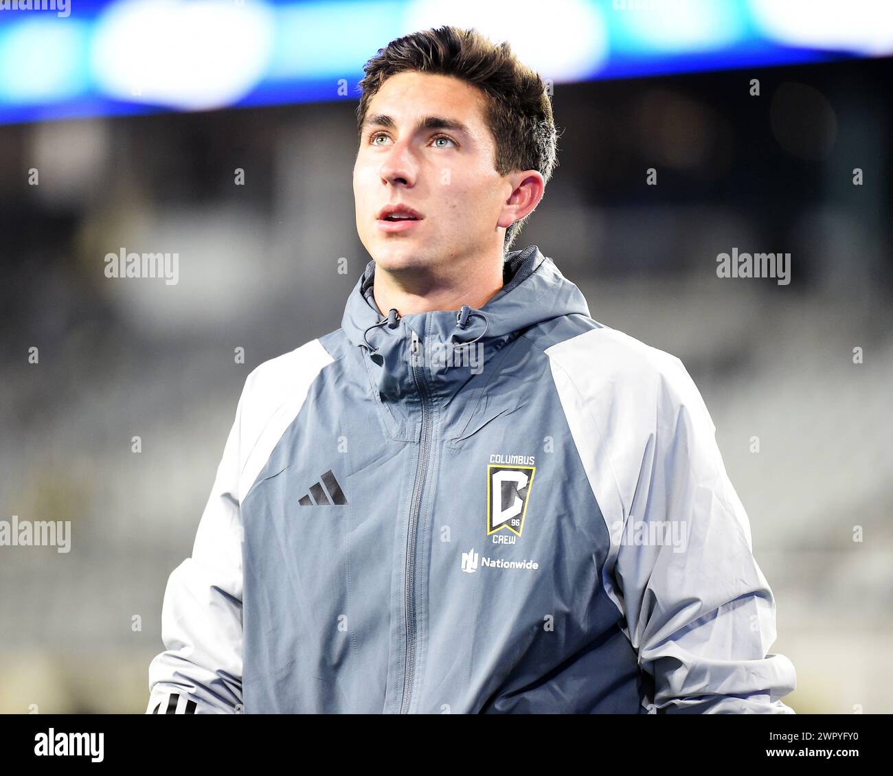 Columbus, Ohio, USA. 9th Mar, 2024. Columbus Crew goalkeeper Patrick ...