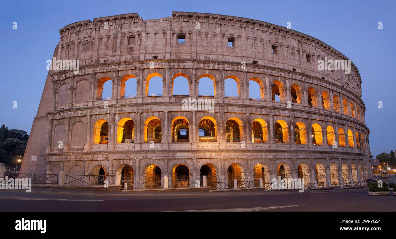 Colosseum in Rome Italy. View from ground during morning hours Stock ...