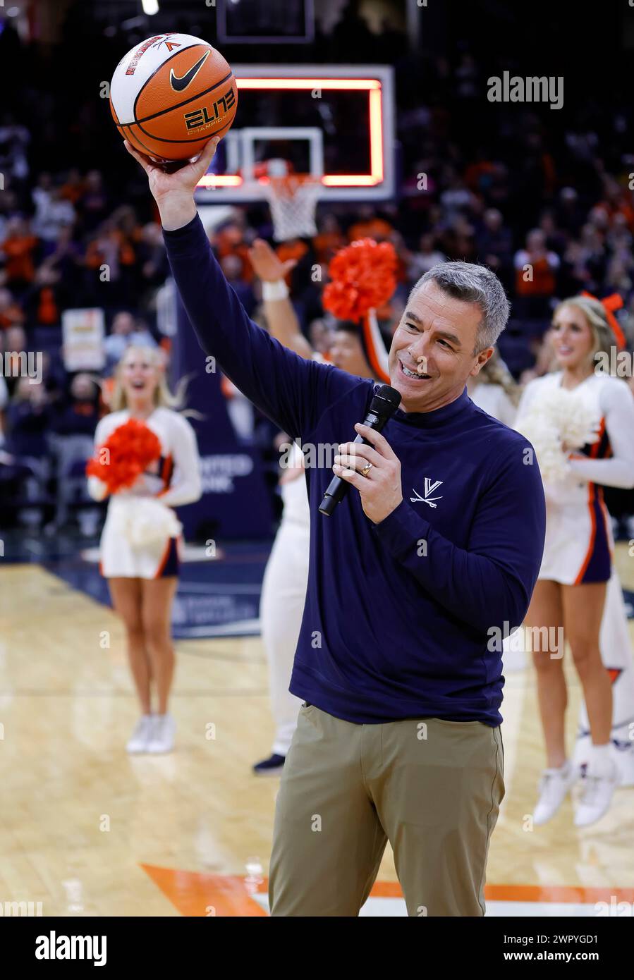 March 9, 2024: Virginia Cavaliers Head Coach Tony Bennett awards ...