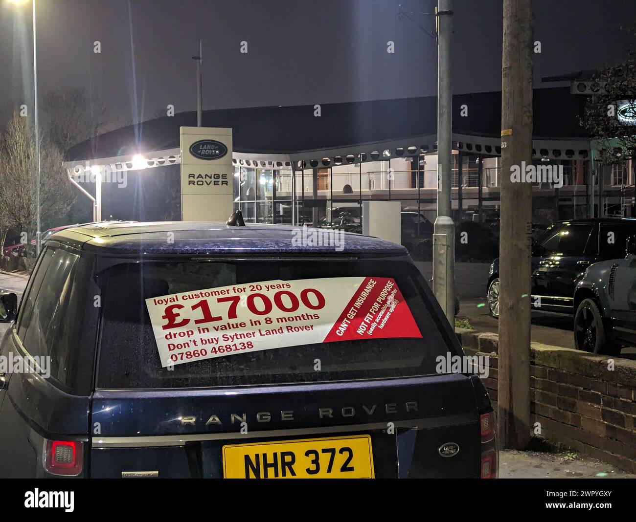Land Rover Insurance Scandal Stock Photo - Alamy