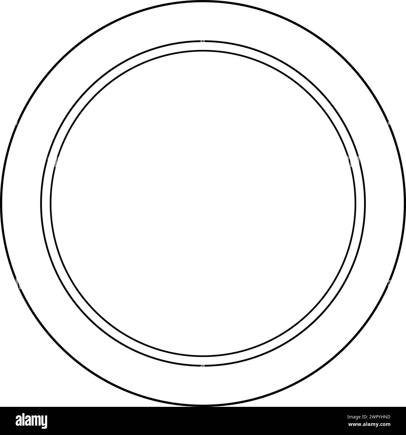 Round monogram vectors hi-res stock photography and images - Alamy