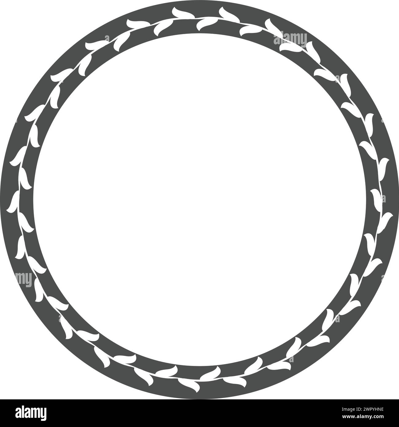 leaf frame logo icon vwktor illustration desig Stock Vector Image & Art ...