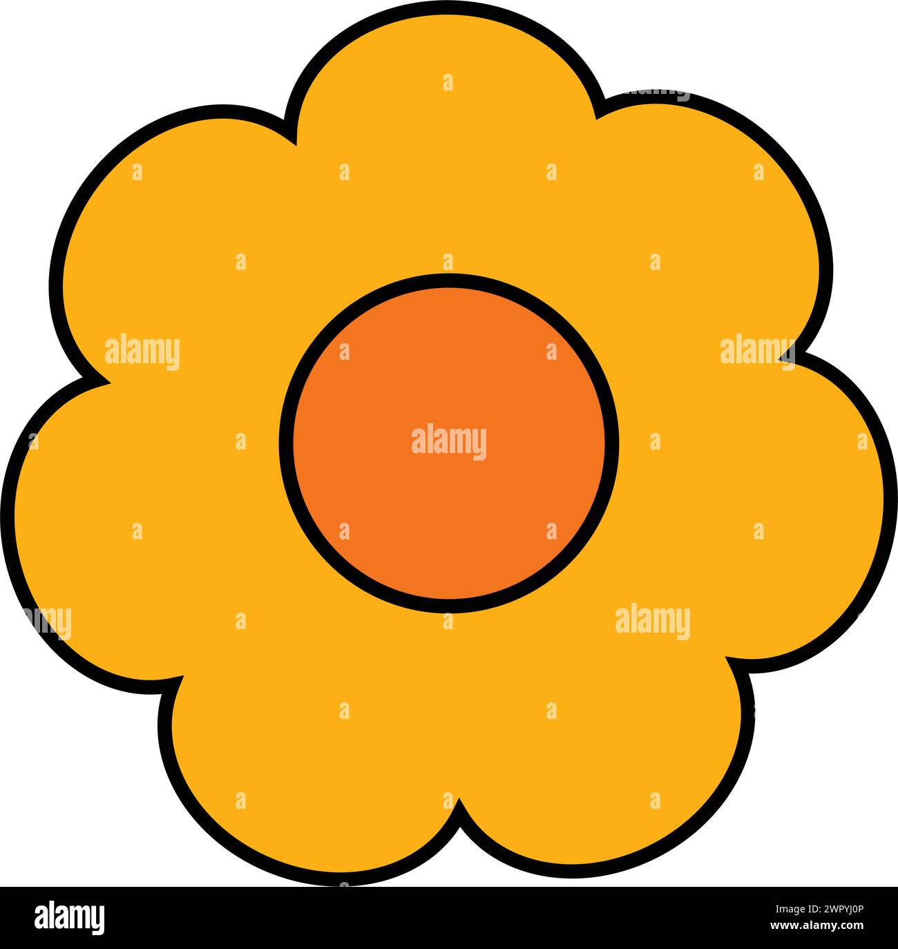 sunflower icon, animated cartoon model, vector illustration design ...