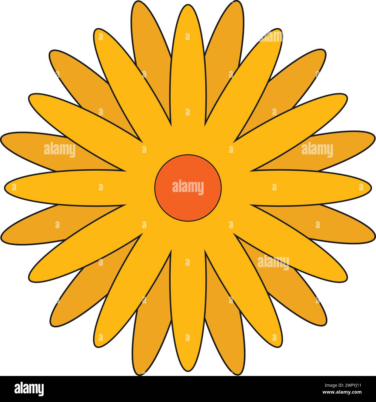 sunflower icon, animated cartoon model, vector illustration design ...