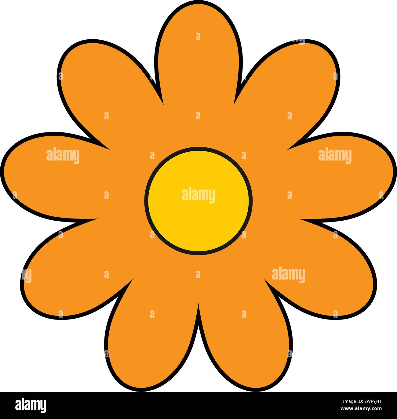 sunflower icon, animated cartoon model, vector illustration design ...