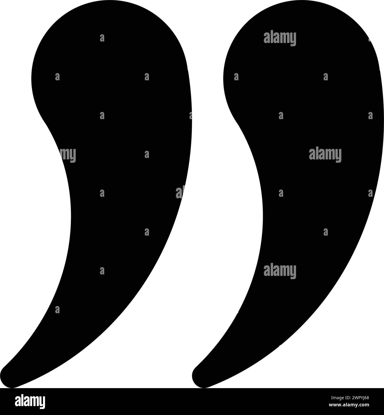 quotation mark icon vector illustration design Stock Vector Image & Art ...