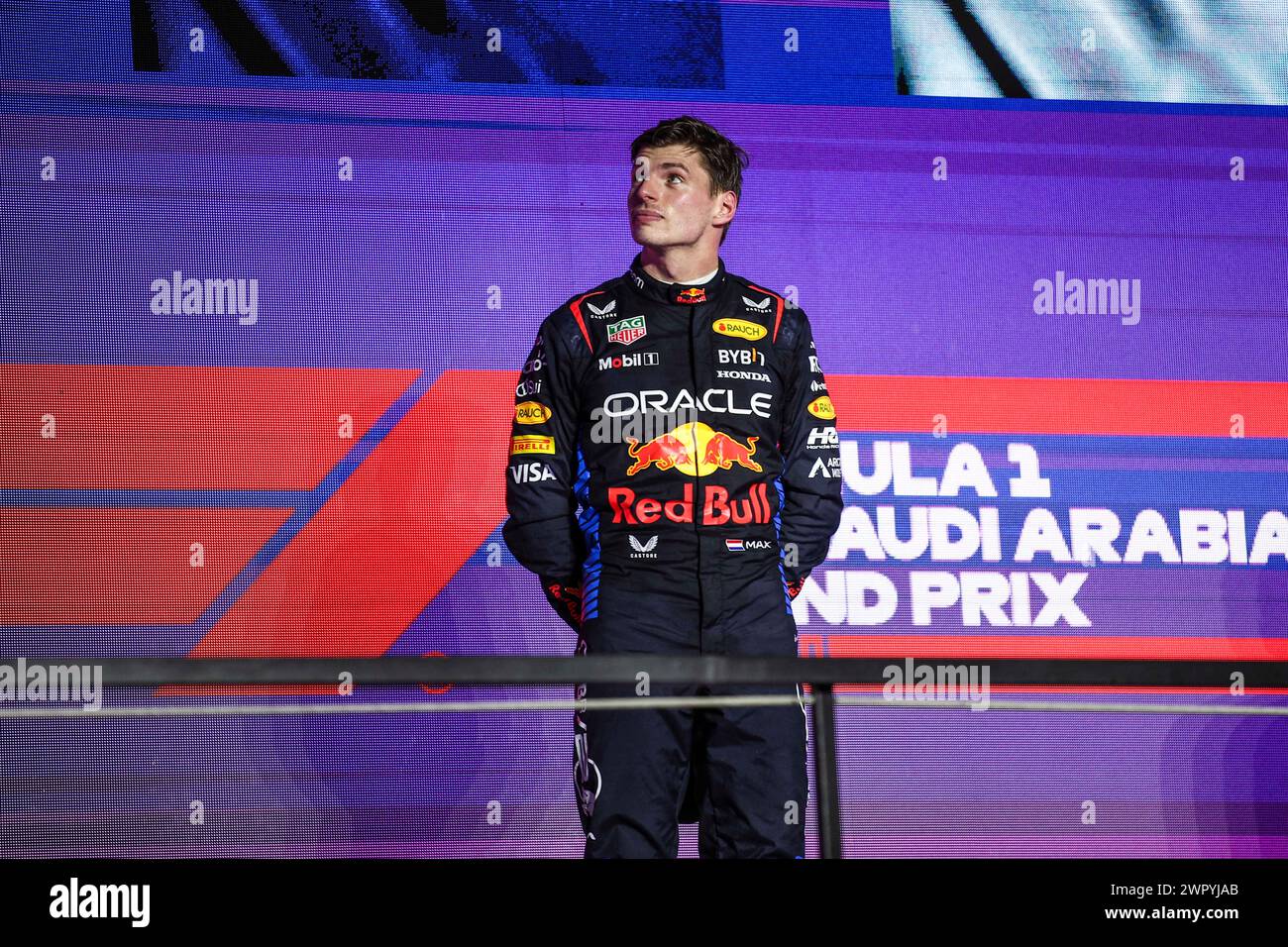 Jeddah, Arabie Saoudite. 09th Mar, 2024. VERSTAPPEN Max (ned), Red Bull Racing RB20, portrait ...