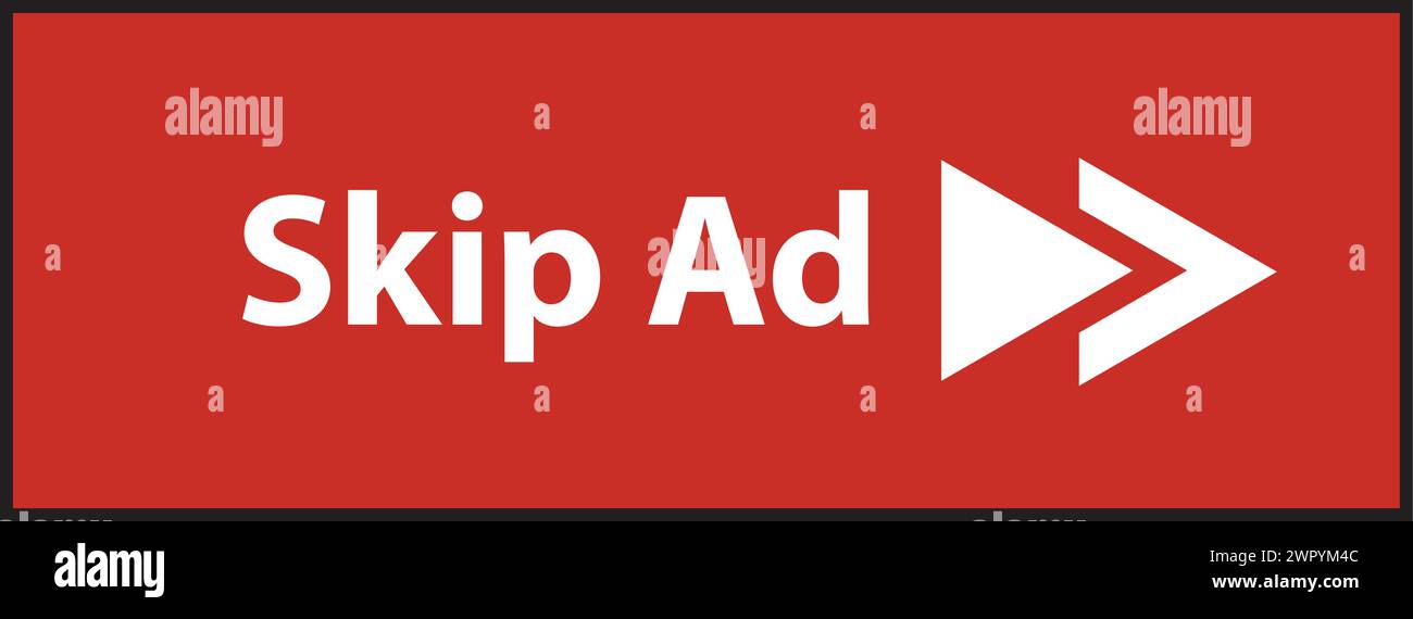 skip ads video icon or logo illustration. perfect use for website ...