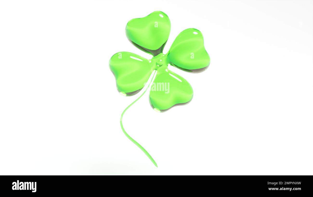 Clover shape glass hi-res stock photography and images - Alamy