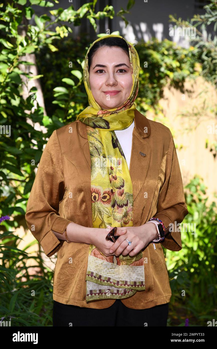 Beverly Hills, USA. 09th Mar, 2024. Samira Asghari walking on the red ...