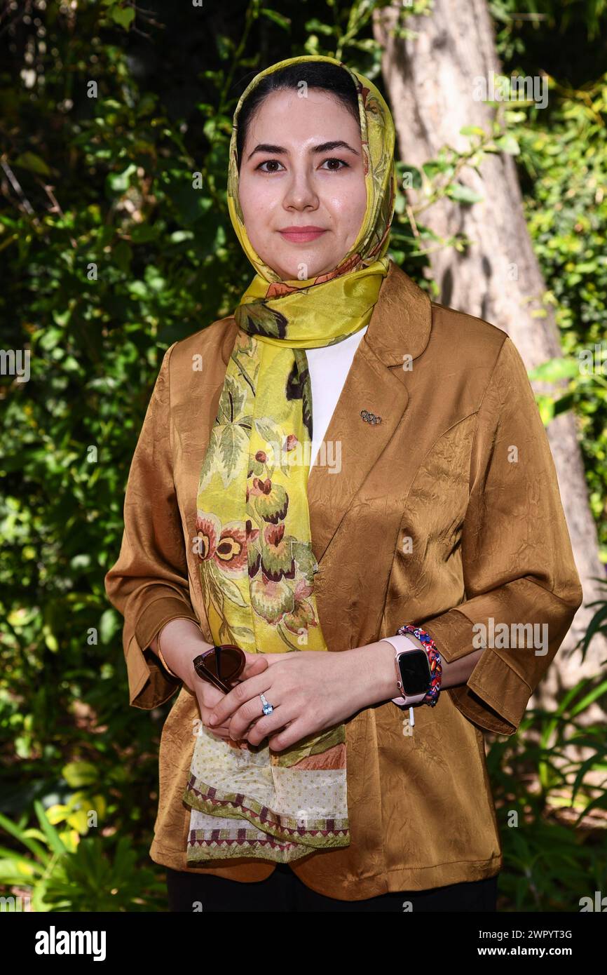 Beverly Hills, USA. 09th Mar, 2024. Samira Asghari walking on the red ...