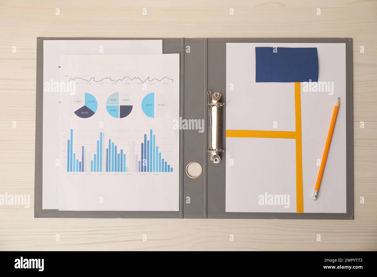 Business process planning and optimization. Document with different ...