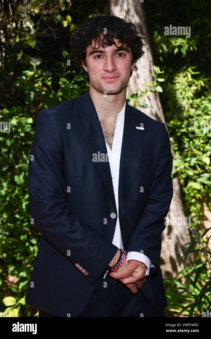 Beverly Hills, USA. 09th Mar, 2024. Ezra French walking on the red ...