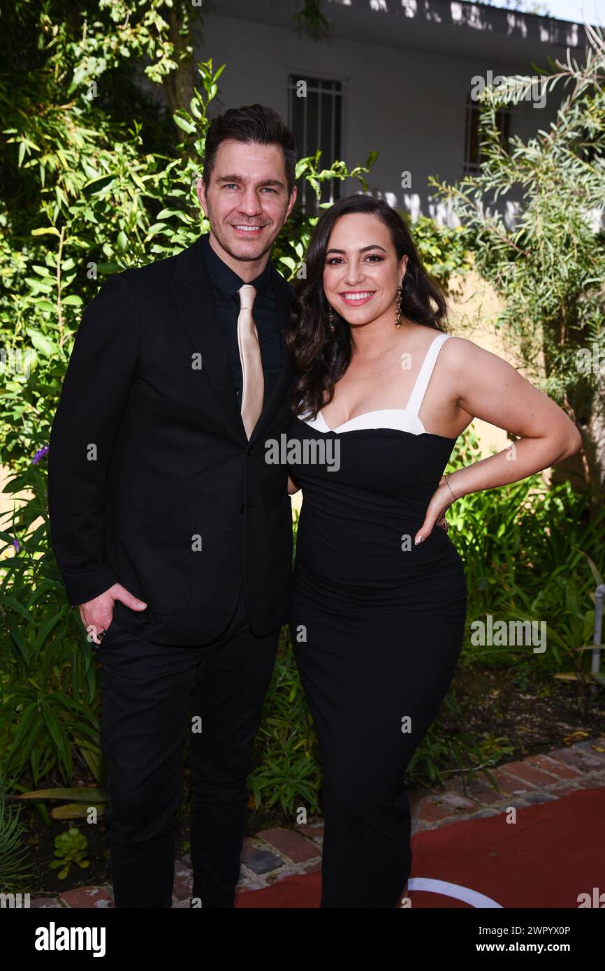 Beverly Hills, USA. 09th Mar, 2024. Andy Grammer and Aijia Grammer ...
