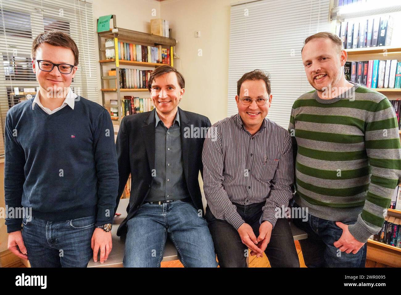 Der neue und alte Vorstand: vlnr Daniel Kroiß Schriftführer, Marcus ...