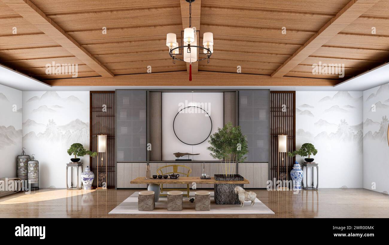 Chinese traditional house interior hi-res stock photography and images ...