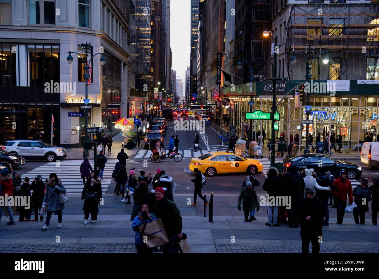 typical shots of manhattan and new york life, traffic signs, squirrels ...