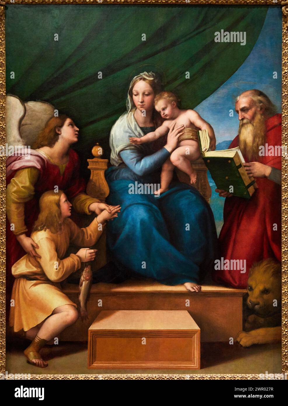 "The Holy Family with Raphael, Tobias and Saint Jerome, or the Virgin ...