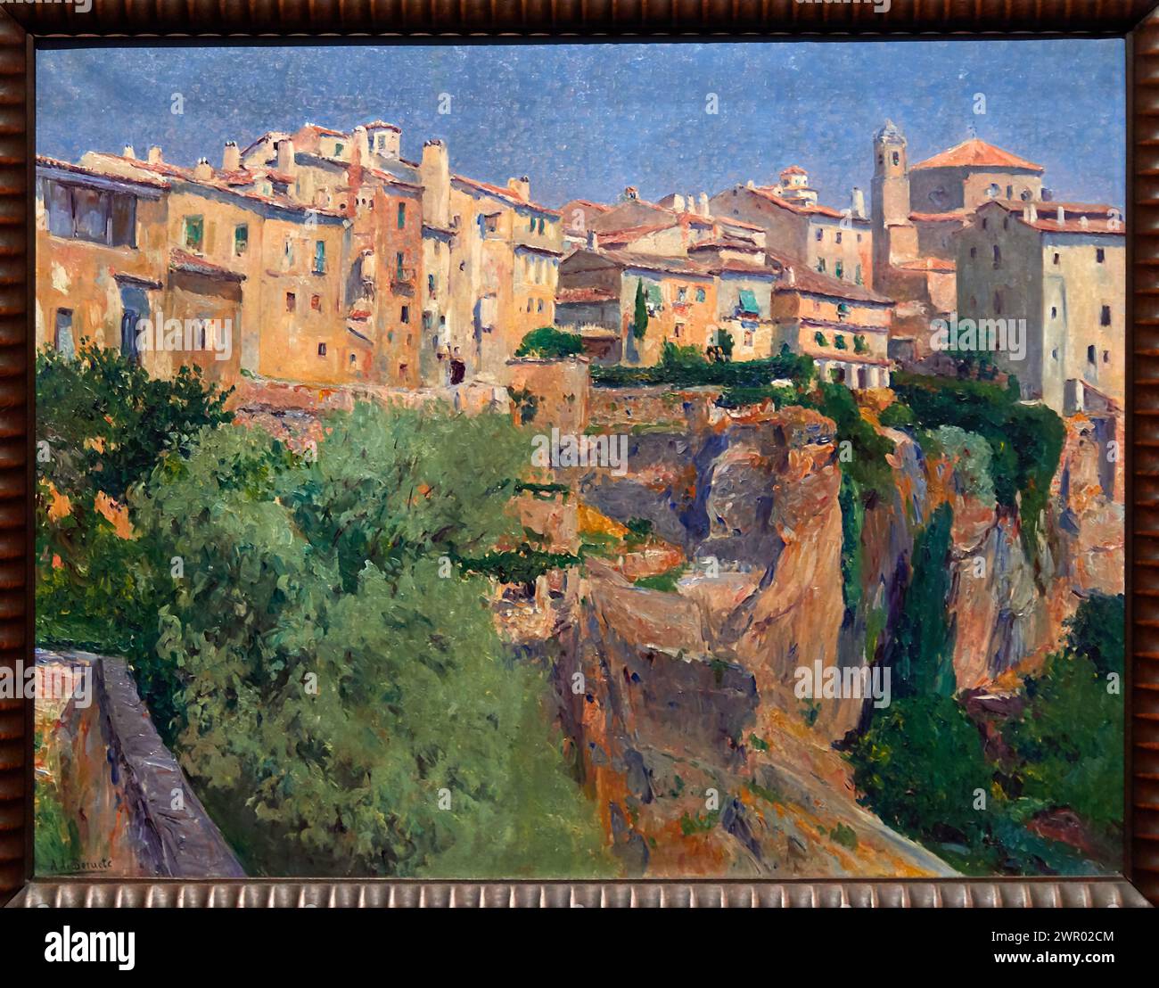 "Cuenca from Patio del Cuarterón", 1910, Aureliano de Beruete, Prado ...