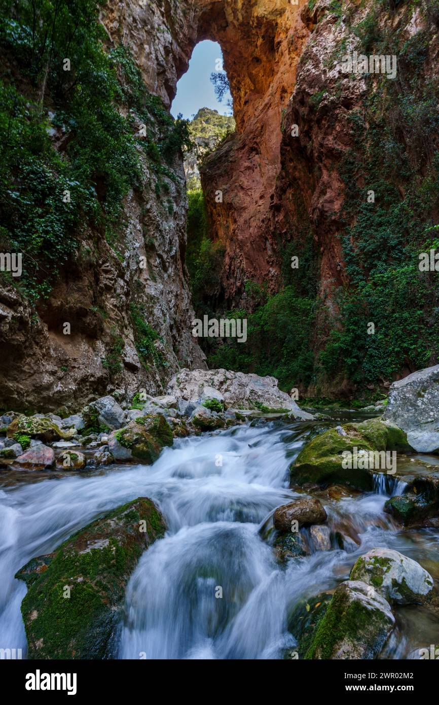 God's Bridge, Akchour, Talassemtane Nature Park, Rif region, morocco ...