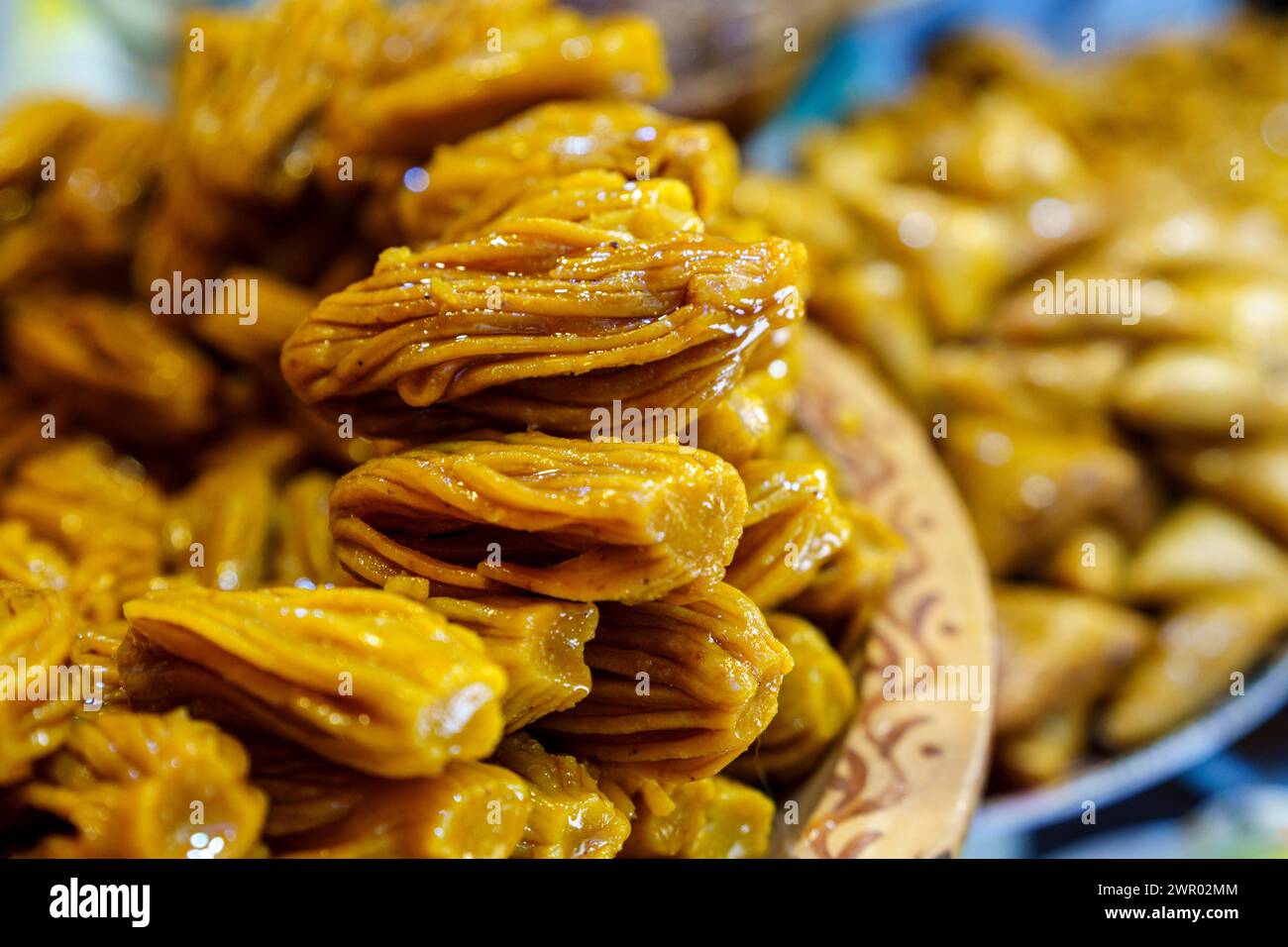 Moroccan shubakias ramadan sweet, Talaa Kebira , Fès el-Bali, Fez ...