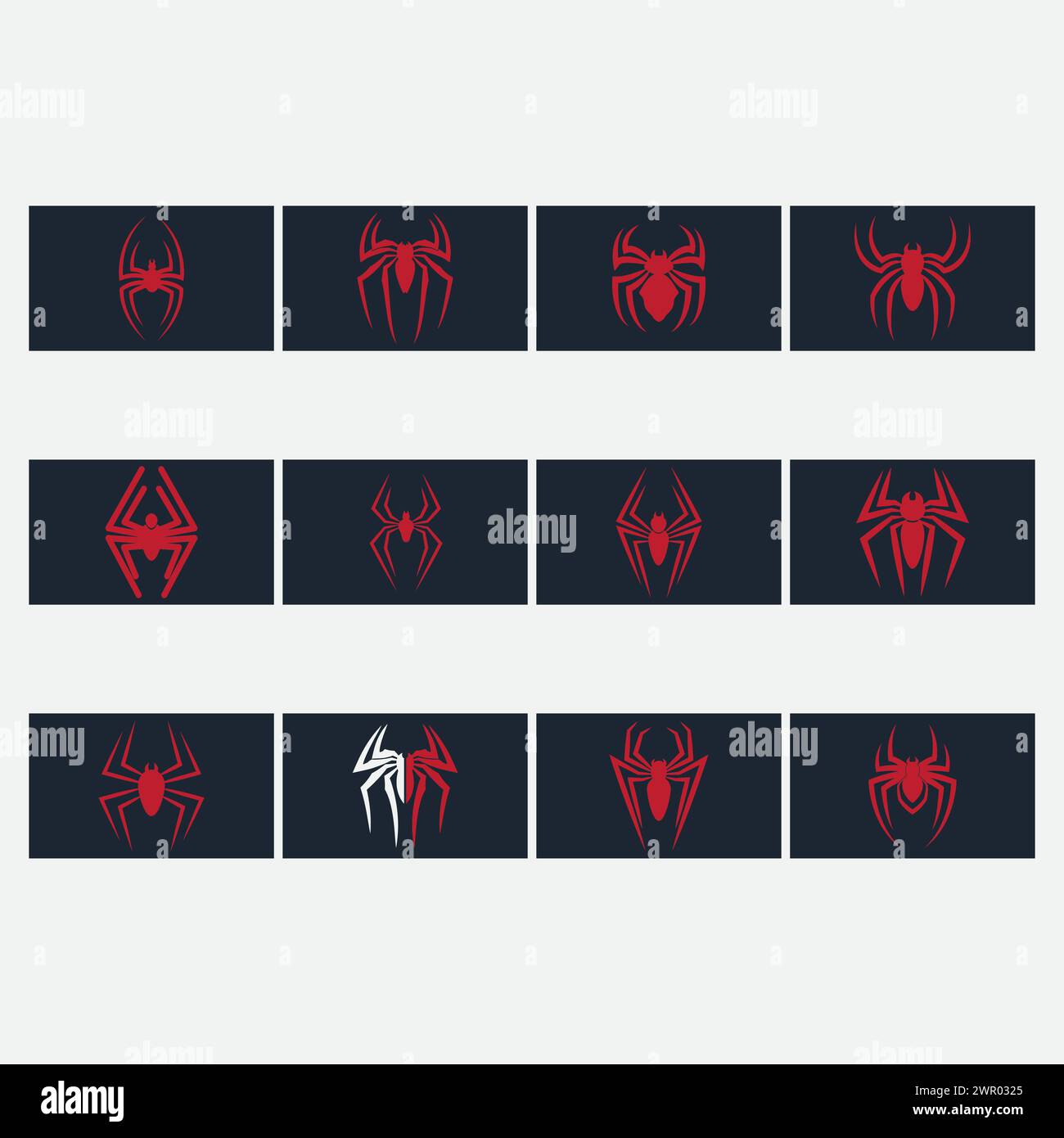 vector collection of spider logos Stock Vector Image & Art - Alamy