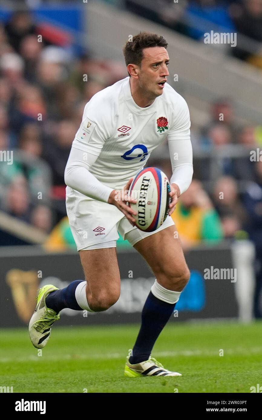 Alex Mitchell of England during the 2024 Guinness 6 Nations match ...
