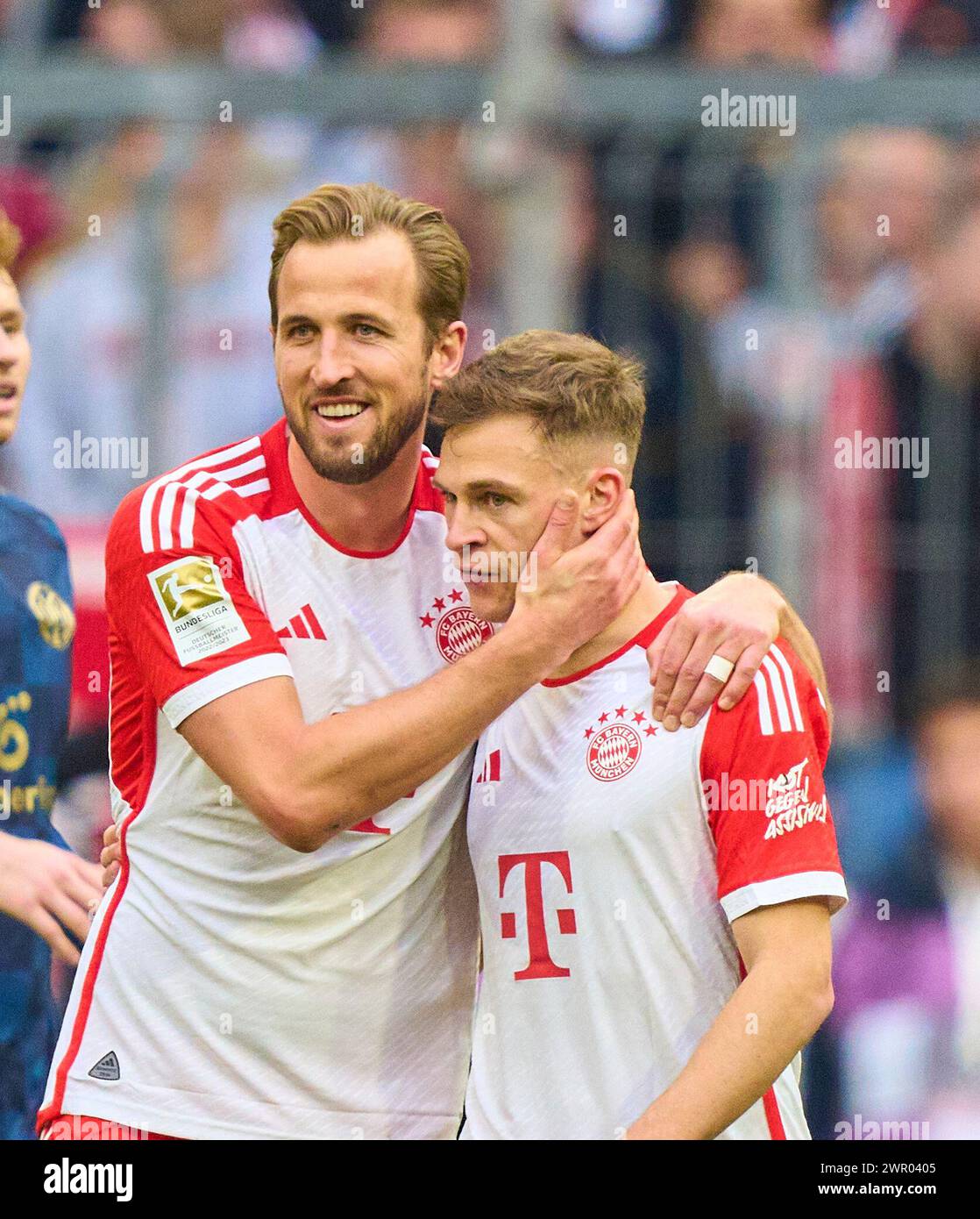 Harry Kane, FCB 9 celebrates his goal, happy, laugh, celebration, 7-1 ...