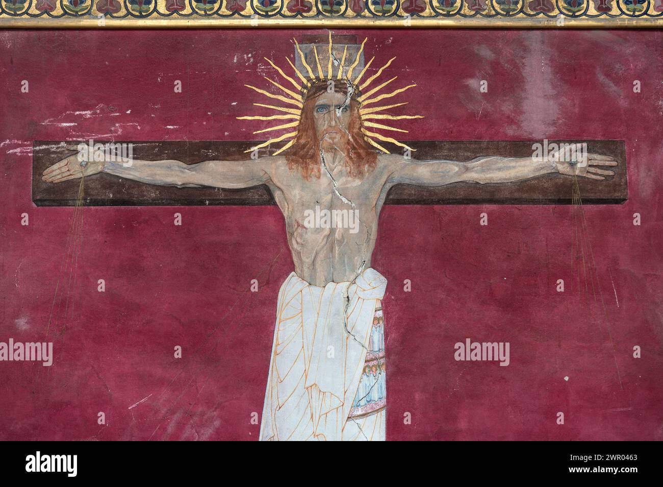 Crucifixion Jan Henryk Rosen Armenian Cathedral Of Lviv Ukraine