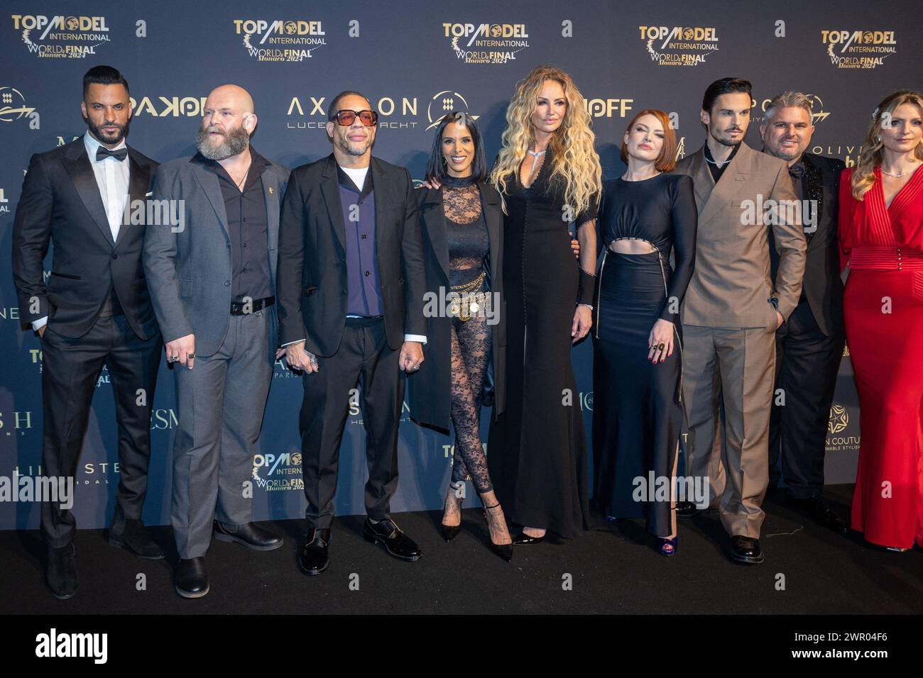 Monaco, Moldova. 09th Mar, 2024. Adriana Karembeu, Ricky Whittle, Joey ...