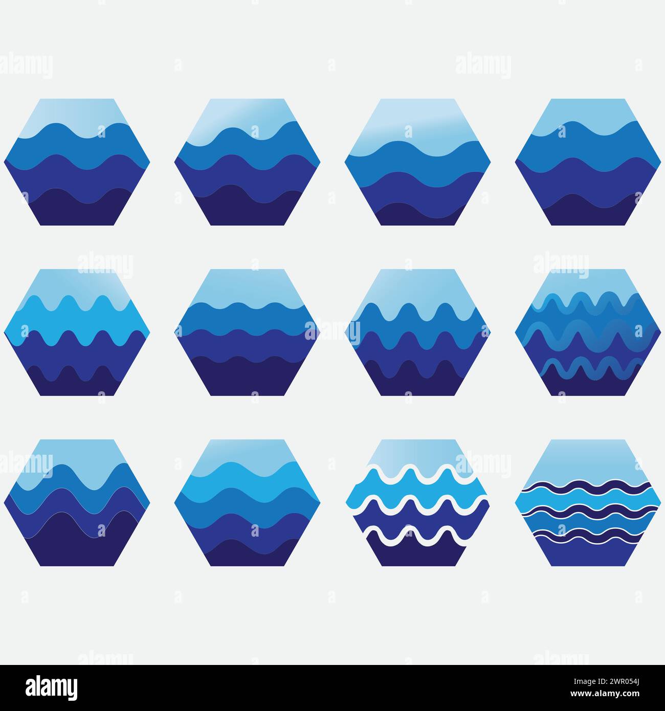 collection of vector marine backgrounds Stock Vector Image & Art - Alamy
