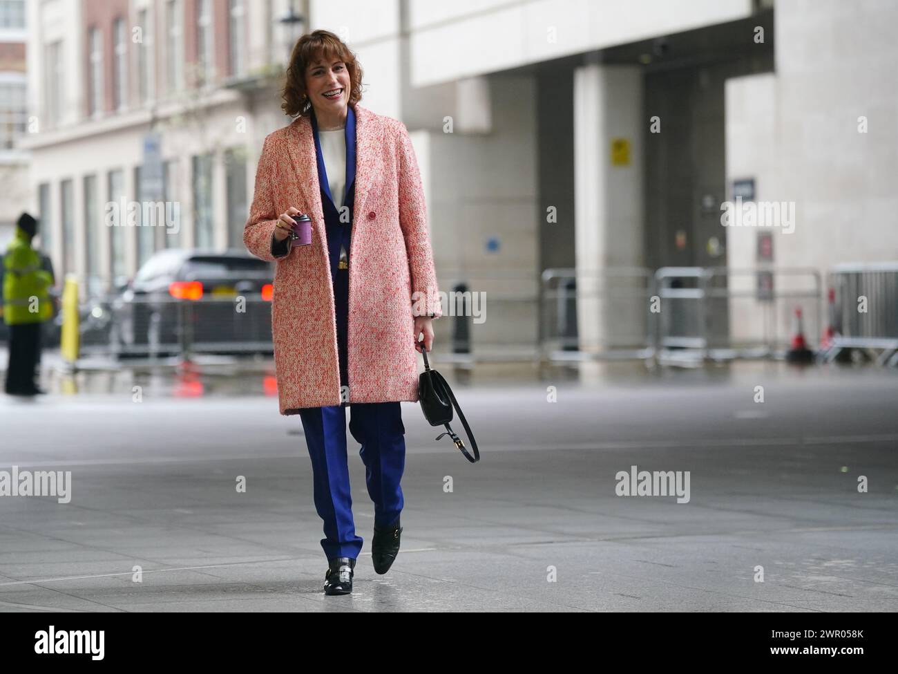 Health Secretary Victoria Atkins arrives at BBC Broadcasting House in ...