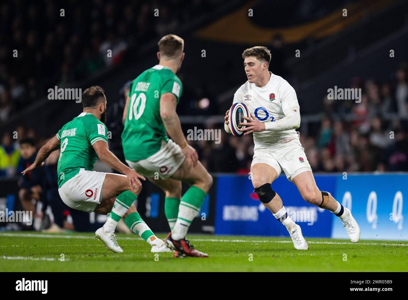 Tommy Freeman of England during the 2024 Six Nations Championship ...