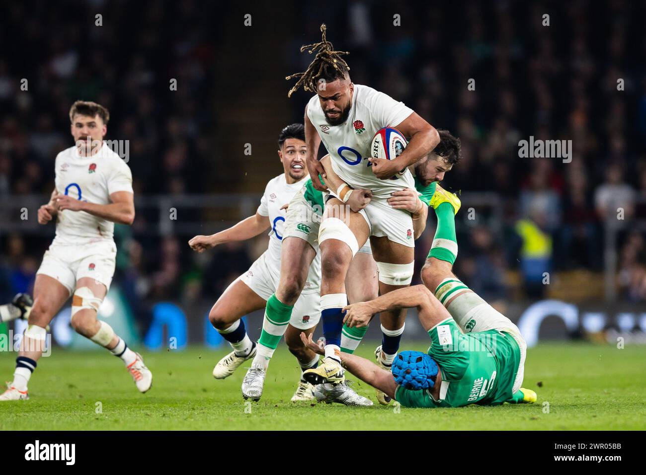 Chandler Cunningham-South of England during the 2024 Six Nations ...