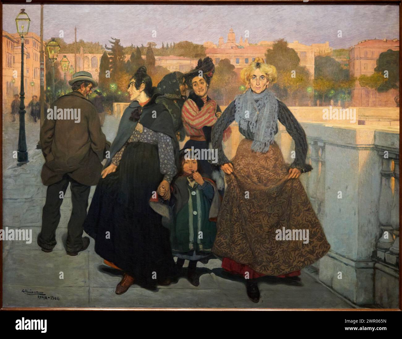 "Group of People", 1904, Anselmo Guinea (1855-1906), Museo de Bellas ...