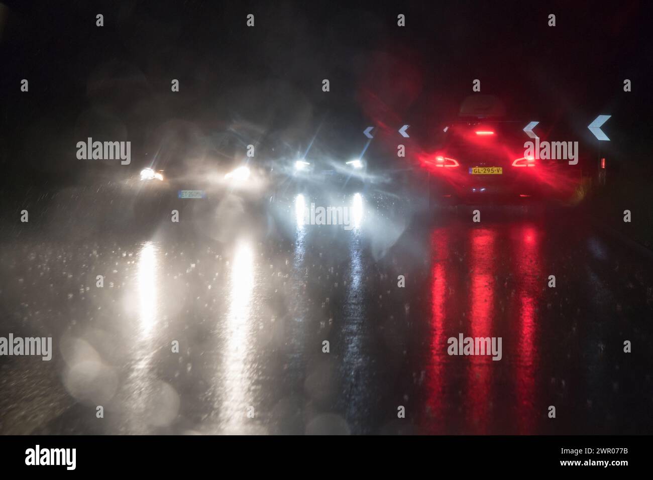 Autostrada A4 Turin-Trieste called Serenissima in Veneto region, Italy ...