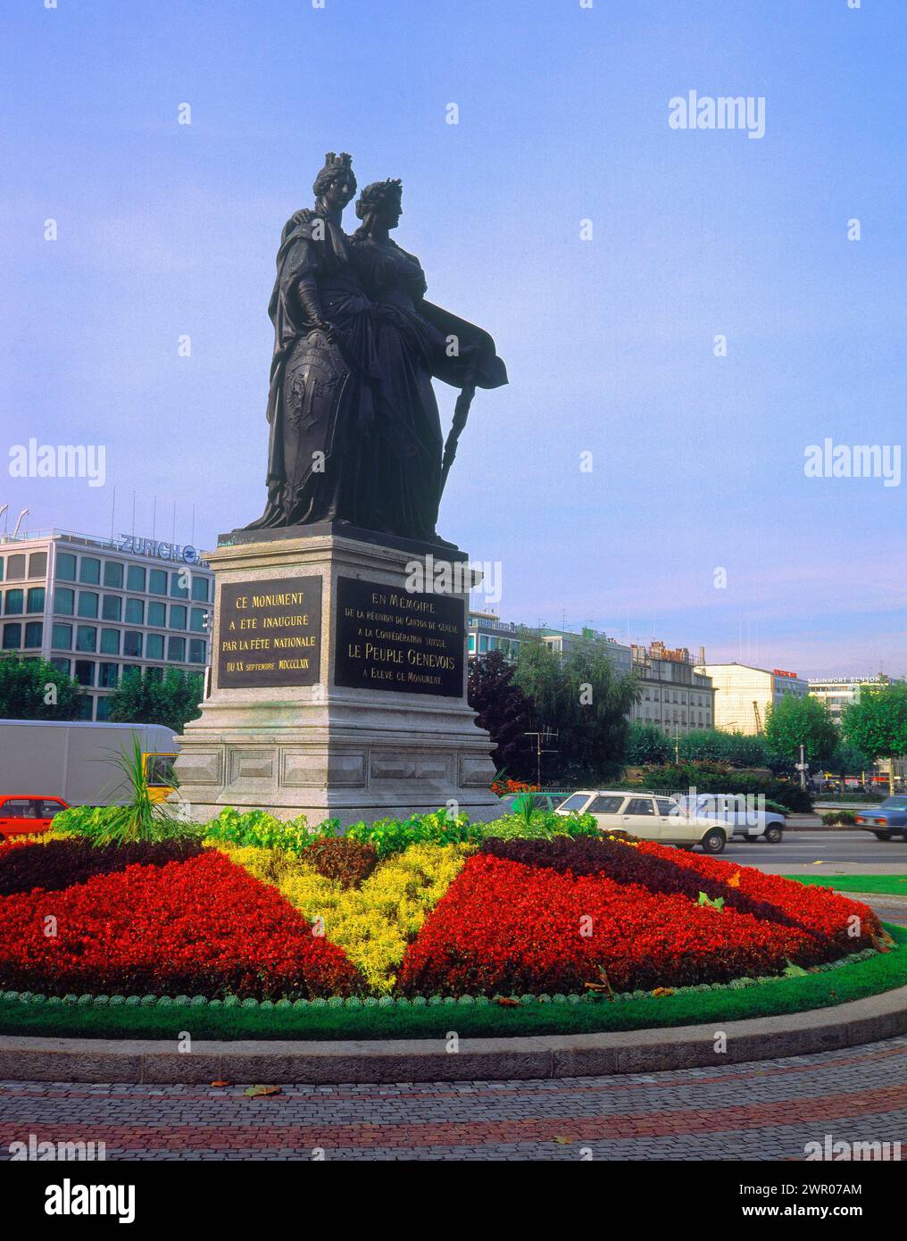 MONUMENTO A LA UNION DEL CANTON GINEBRA A CONF HELVETICA. Location ...