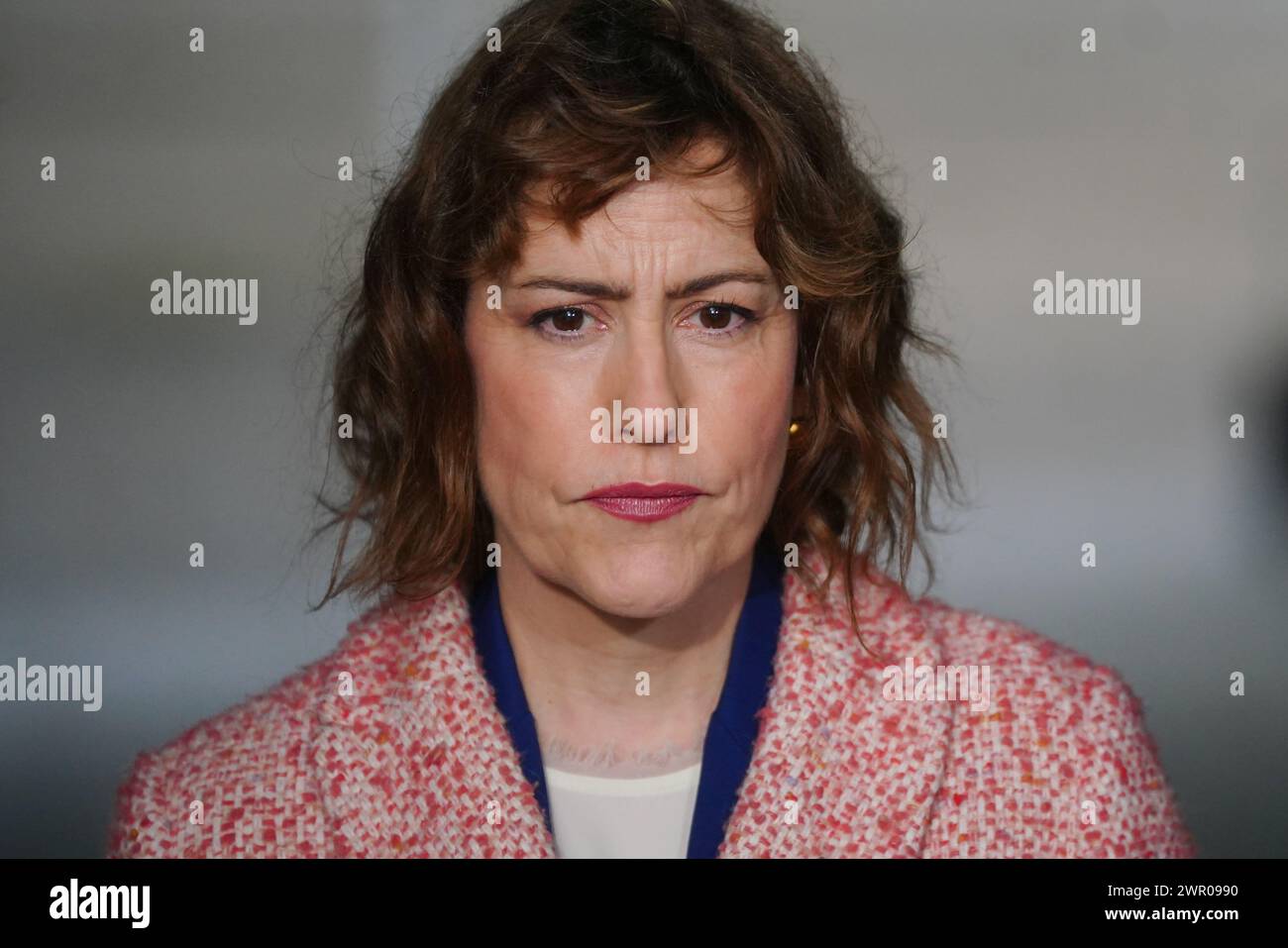 Health secretary Victoria Atkins leaving BBC Broadcasting House in ...