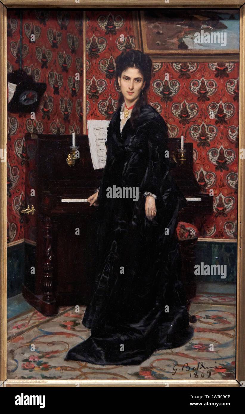 “Mary Donegani”, 1869, Giovanni Boldini (1842-1931 Stock Photo - Alamy