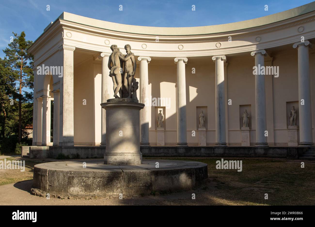 Temple of the Three Graces, the local name is Tri Gracie, Lednice and ...