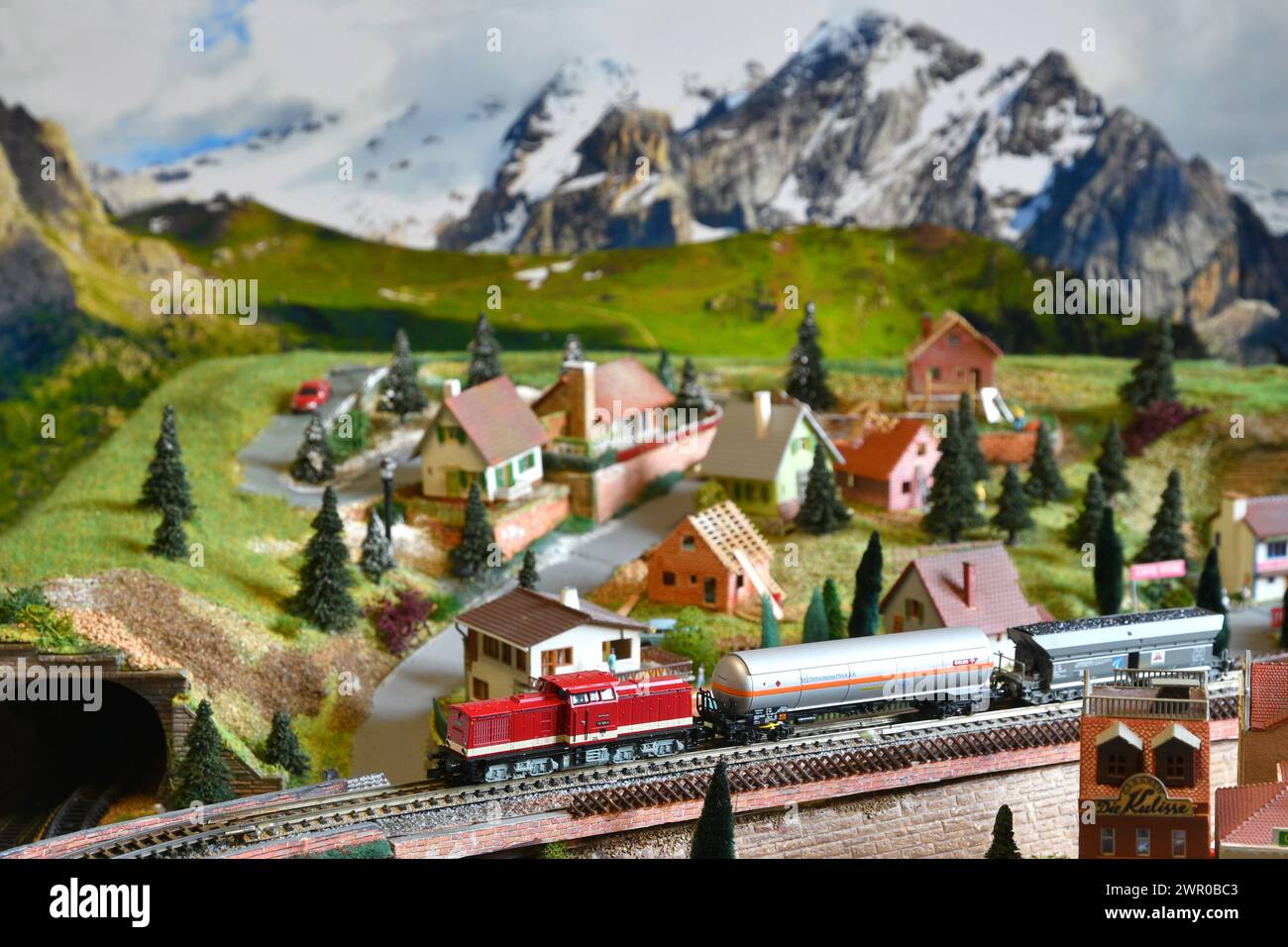 Toy replica mountain hi-res stock photography and images - Alamy