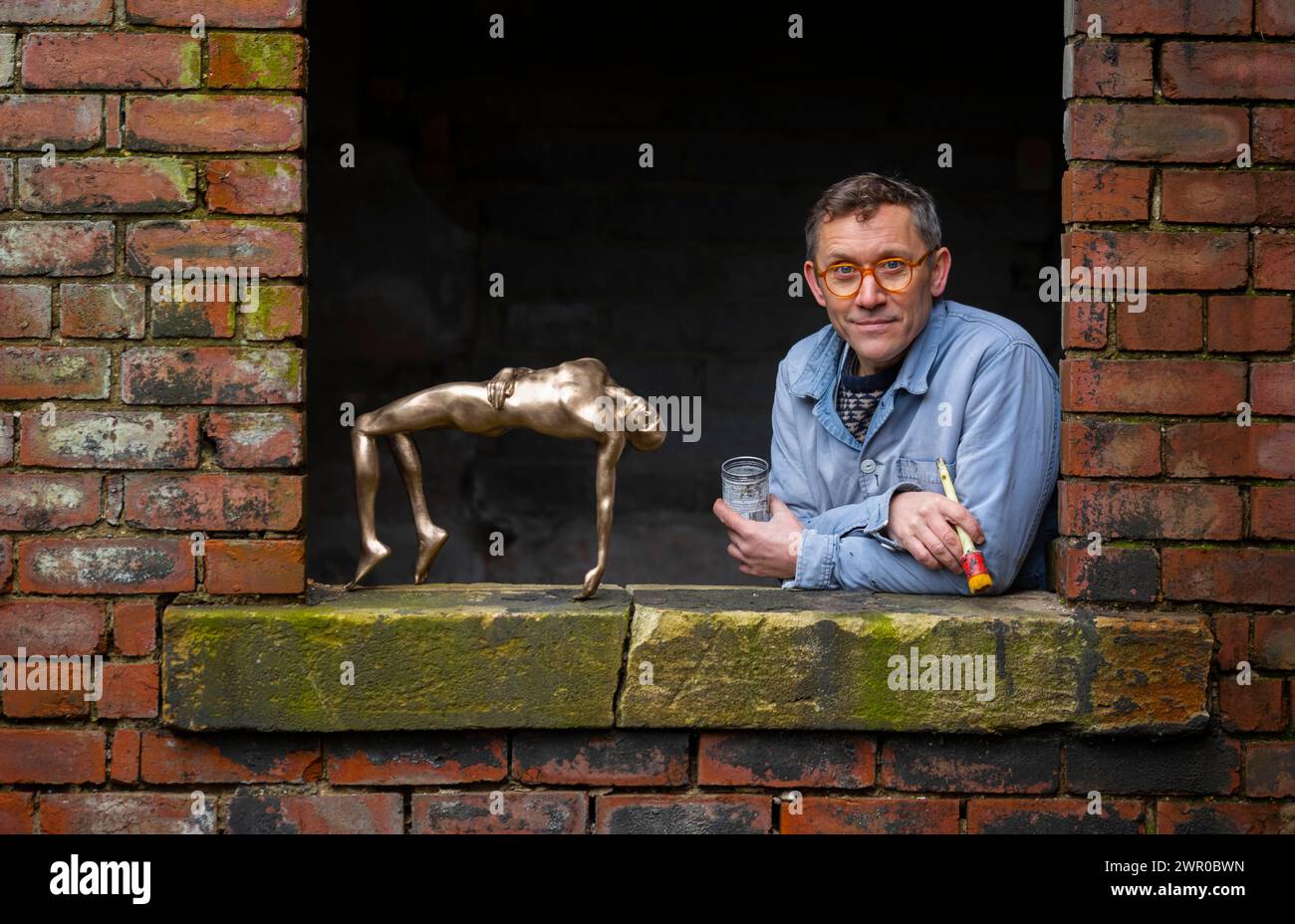 Prudhoe, Northumberland, England. UK Arts, news Artist Joseph Hillier ...