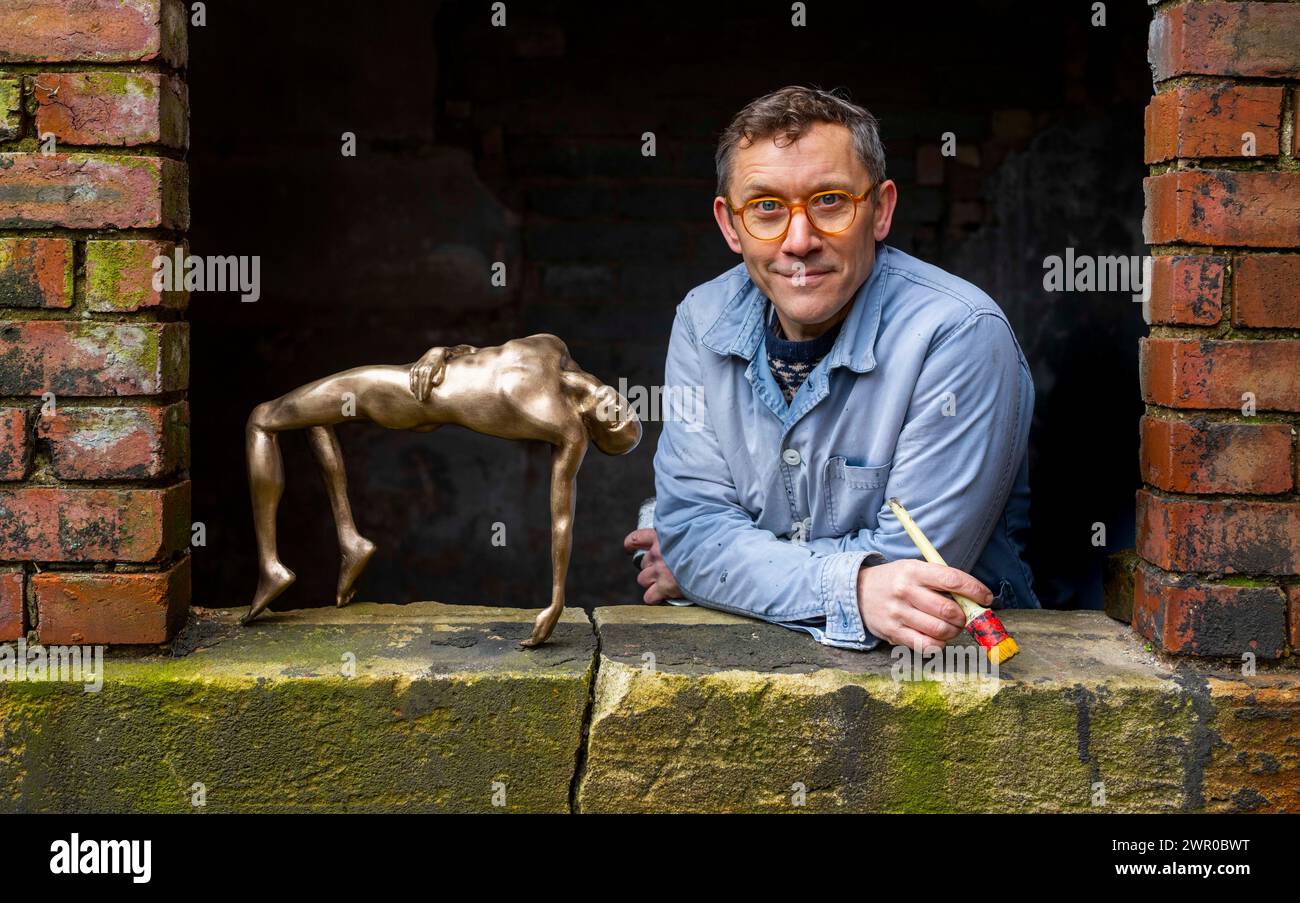 Prudhoe, Northumberland, England. UK Arts, news Artist Joseph Hillier ...