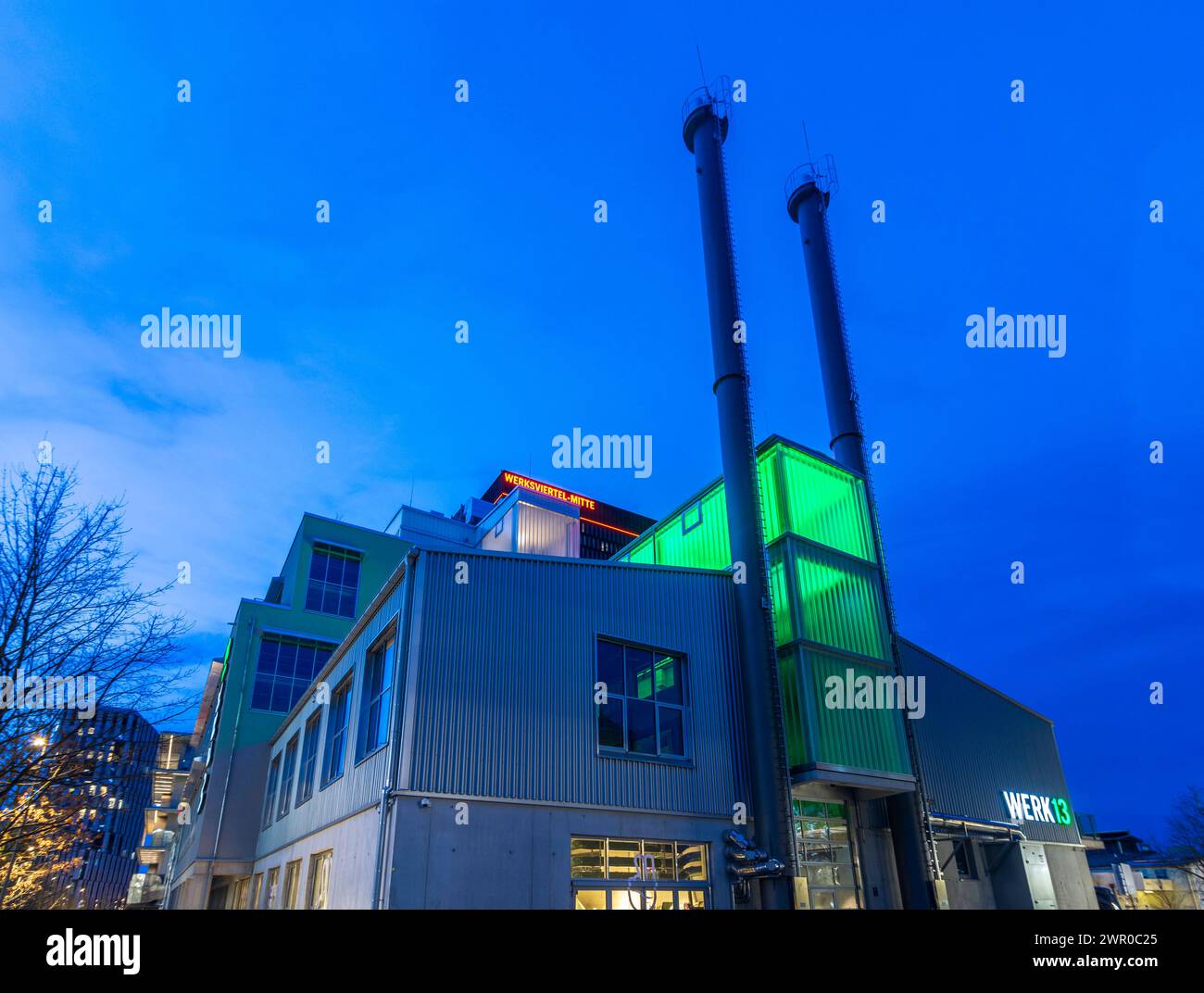 WERK13, in Werksviertel neighborhood, cultural, sports, commercial and ...
