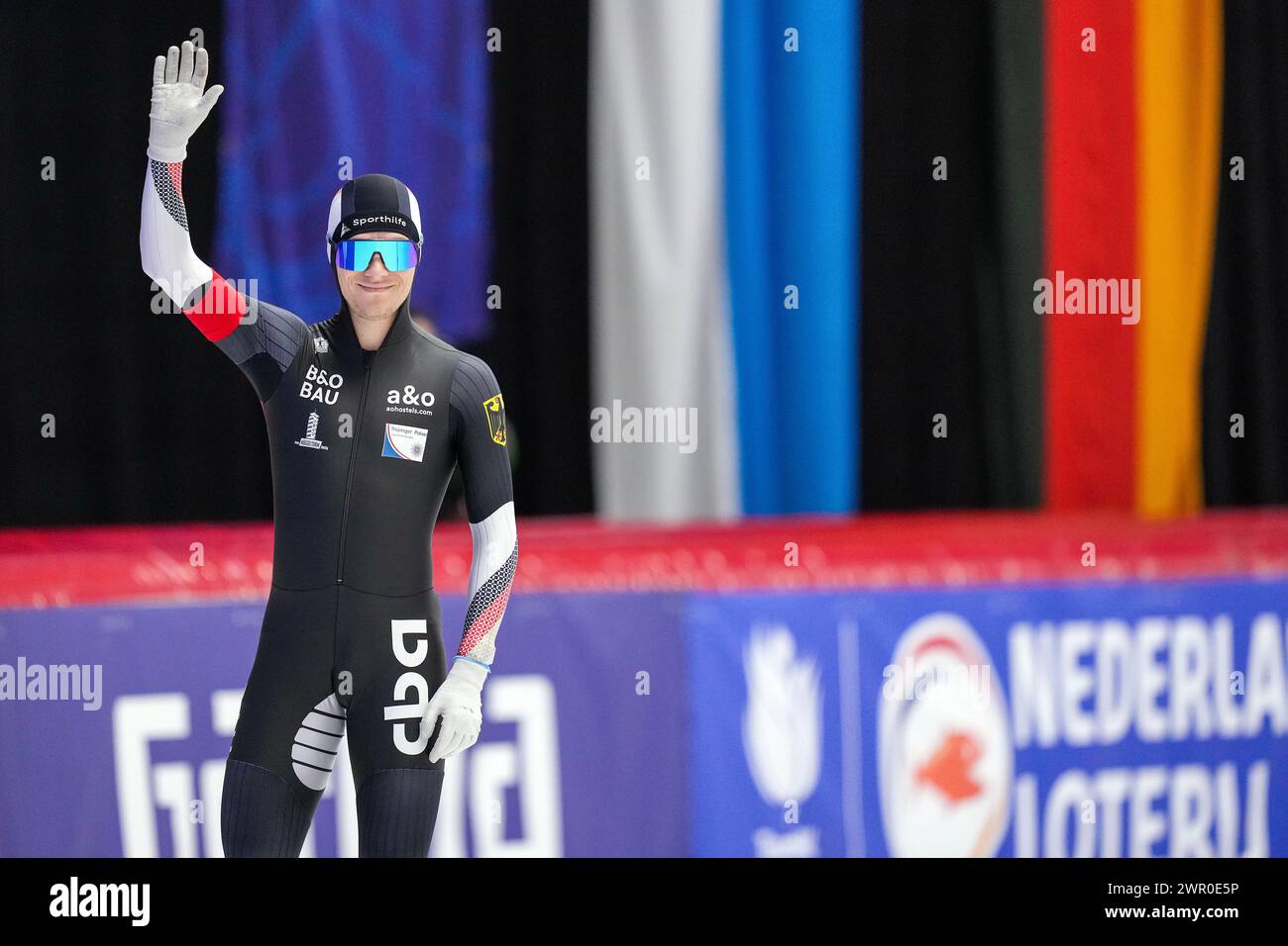 INZELL, GERMANY - MARCH 9: Felix Maly of Germany during the ISU World ...