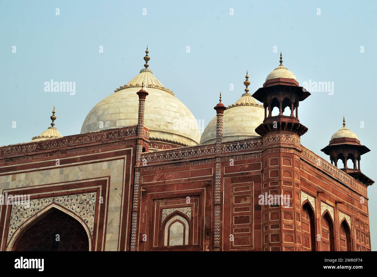 Partial view of the Mehmaan Khana, Taj Mahal Complex, Agra, Uttar ...