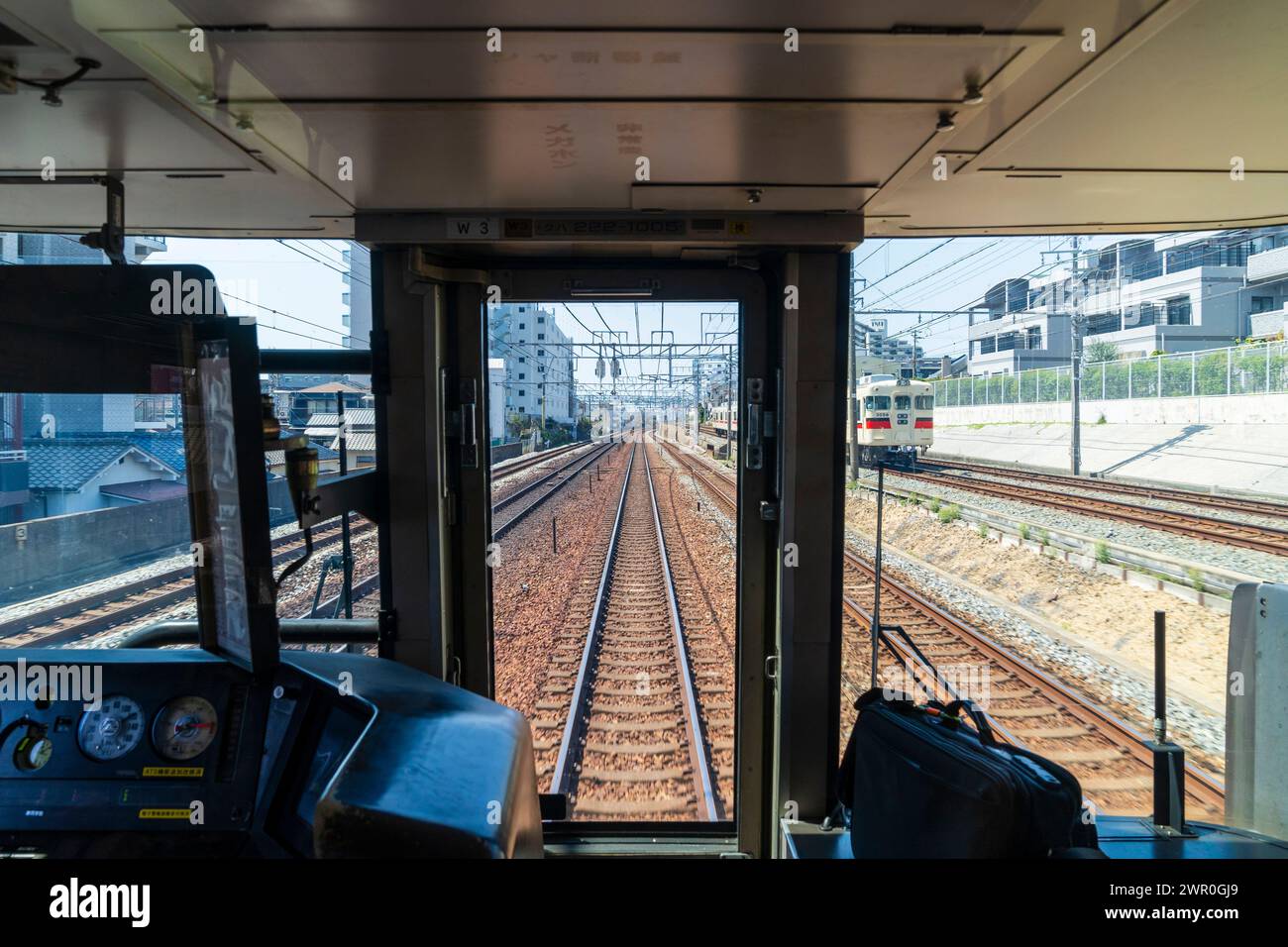 Drivers view of railway track hi-res stock photography and images - Alamy
