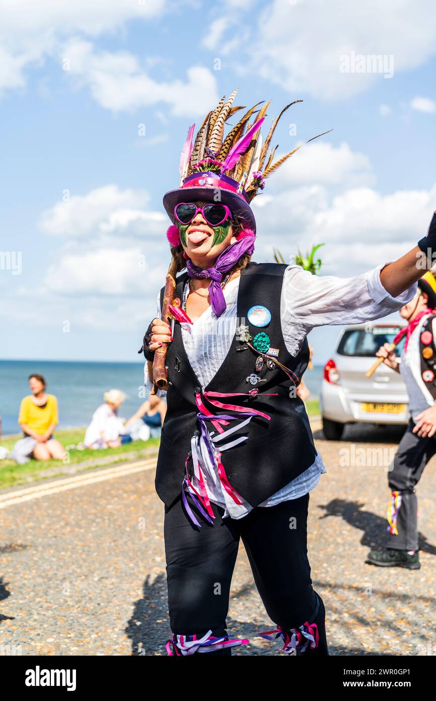 Morrismen from the Dead Horse Morris side, dancing in Border Morris ...